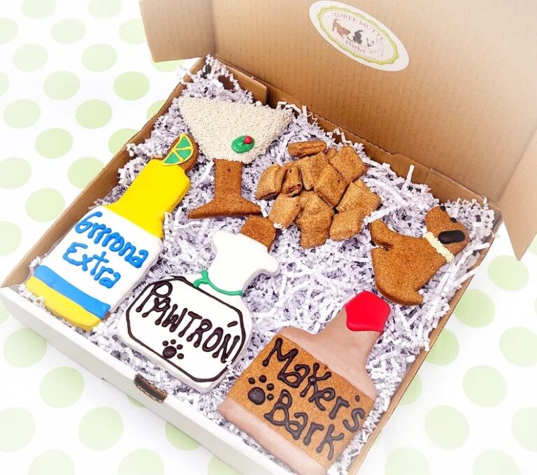 Tipsy Mutt Dog Treat Gift Box » Pampered Paw Gifts